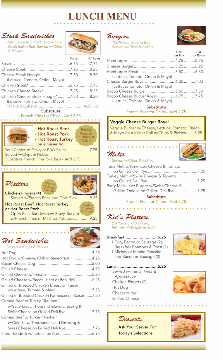 Lunch Menu The Valley Cafe Lunch Menu The Valley Cafe